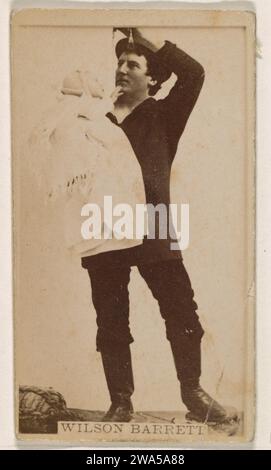 Wilson Barrett, from the Actresses series (N245) issued by Kinney ...