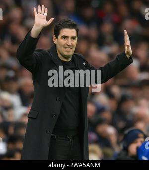AFC Bournemouth Manager Andoni Iraola Inspects the pitch during the ...