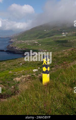 Ireland, Co. Cork, Ring of Beara, view looking seaward near Allihies ...