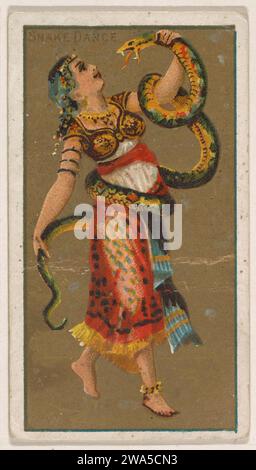 Snake Dance, from National Dances (N225, Type 2) issued by Kinney Bros ...
