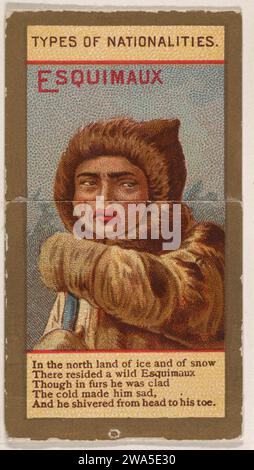 Esquimaux, from Types of Nationalities (N240) issued by Kinney Bros ...