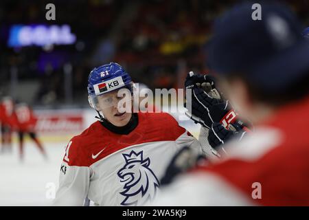GOTHENBURG, SWEDEN 20240102Czechia's Jakub Stancl (L) celebrates ...