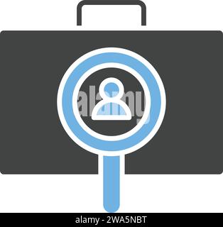 Employees Search icon vector image Stock Vector Image & Art - Alamy