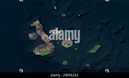 Ecuador highlighted on a high resolution satellite map Stock Photo - Alamy