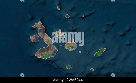 Ecuador outlined on a high resolution satellite map Stock Photo - Alamy