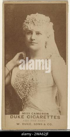 Miss Cameron, from the Actors and Actresses series (N145-8) issued by ...