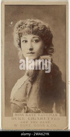 Miss Kate Vaughan, from the Actors and Actresses series (N145-7) issued ...