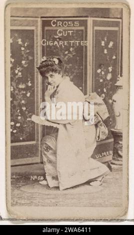 Card number 52 from the Actors and Actresses series features Lizzie ...