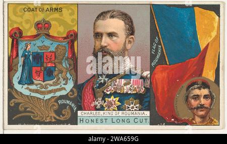 Charles, King of Romania, from the Rulers, Flags, and Coats of Arms ...