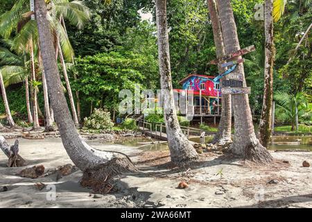 Landscape on Isla Parida, a beautiful tropical paradise in the Gulf of ...