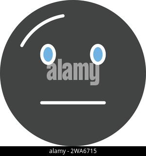 Neutral Face icon vector image Stock Vector Image & Art - Alamy