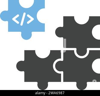Piece of Code icon vector image Stock Vector Image & Art - Alamy