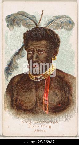 Cetewayo, the Zulu King Stock Photo - Alamy