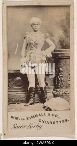Sadie Kirby, from the Actresses series (N203) issued by Wm. S. Kimball ...