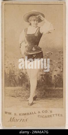 Miss Morris, from the Actresses series (N203) issued by Wm. S. Kimball ...