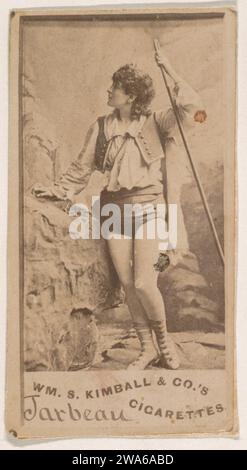 Miss Jarbeau, from the Actresses series (N203) issued by Wm. S. Kimball ...
