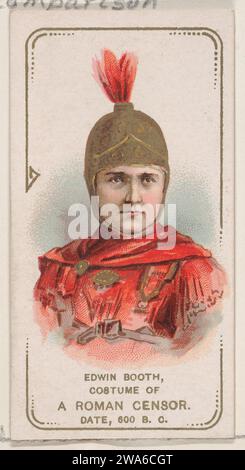 Edwin Booth, from the Actresses series (N245) issued by Kinney Brothers ...