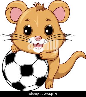 Hamster Playing football Vector Art Stock Vector Image & Art - Alamy