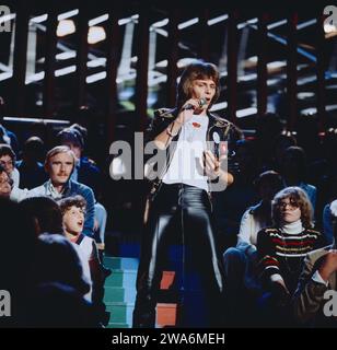 Hitparade, ZDF Musiksendung, 1980, Schlagersänger Benny, aka Benny ...