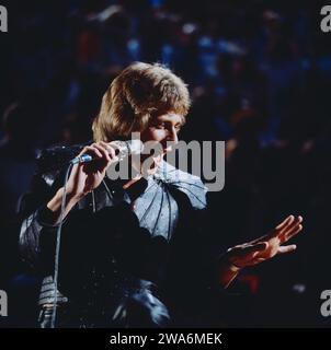 Hitparade, ZDF Musiksendung, 1978, Schlagersänger Chris Roberts Stock ...