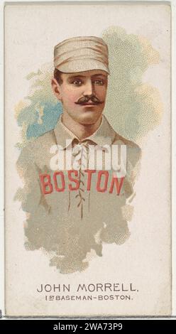 John Morrell, Baseball Player, 1st Baseman, Boston, from World's ...