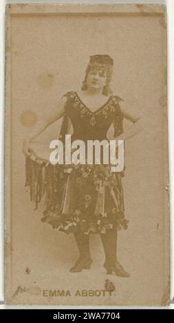 Emma Abbott, from the Actors and Actresses series (N145-8) issued by ...