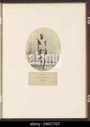 Portrait of an unknown aghori man from Benares; Aghoree. Hindoo ...