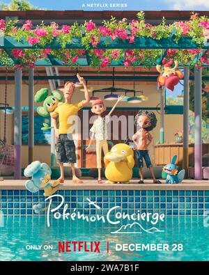 Pokemon Concierge poster Stock Photo - Alamy