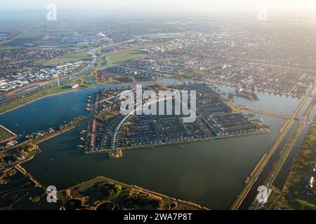 aerial view of the rectangle shaped city Stock Photo - Alamy