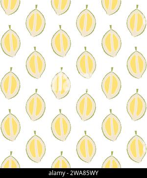 Hand Drawn Jackfruit. Doodle Vector Sketch Illustration Stock Vector ...