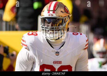 Washington Commanders defensive tackle Javon Kinlaw (52) in action ...