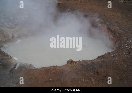 Geothermal Area near Hveragerdi (the Earthquake Town), Iceland Stock ...