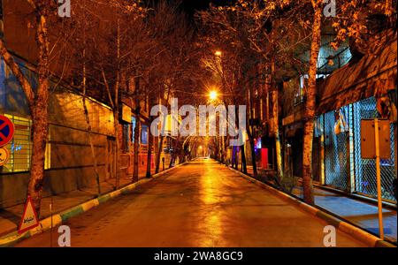 Safe and peaceful streets of Isfahan, Iran in the middle of the night ...