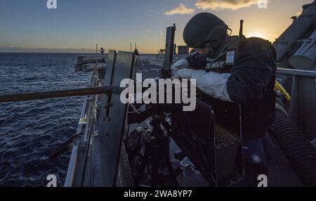 Information Technician mans a .50 caliber machine gun Stock Photo - Alamy