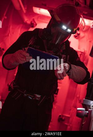 US Navy An on-scene leader uses a Naval Firefighter Thermal Imaging ...