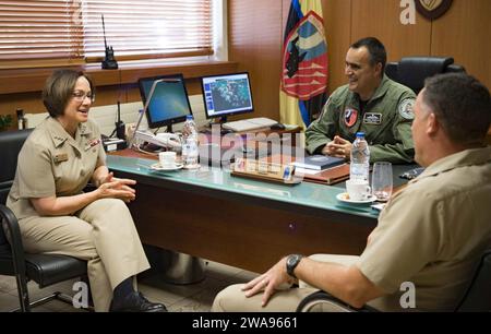 U.S. Air Force Col. Lisa Nemeth, 6th Operations Group commander, passes ...