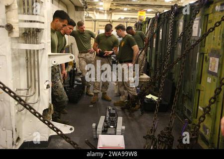 U.S. Marines with Explosive Ordinance Disposal Company, 8th Engineer ...