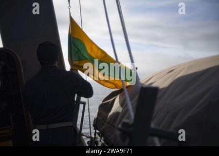 Guided-Missile Destroyer, navy, prep pennant, REPLENISHMENT AT SEA, U.S ...