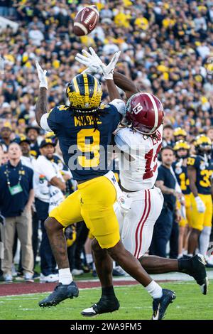 Michigan defensive back Rod Moore (9) plays against Indiana in the ...