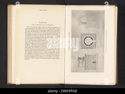 Photo production of three floor plans of the Columbarium of Titus ...