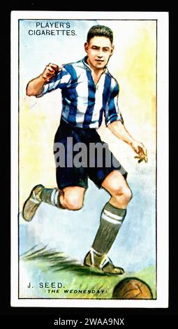 Sheffield Wednesday - Vintage Cigarette Card Illustration Stock Photo ...
