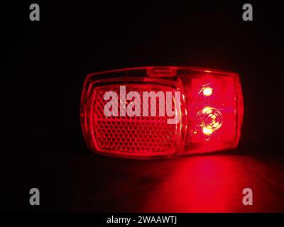 Flashing Red Strobe Light Signalling Alarm And Emergency Stock Photo ...