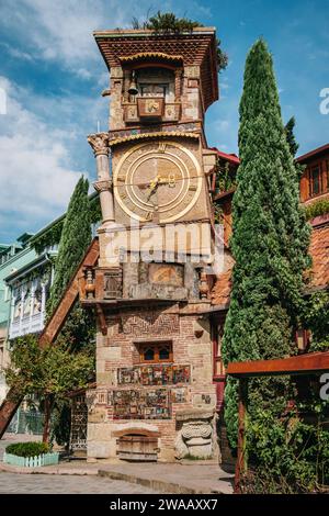 Old Tbilisi Clock Tower, Georgia Stock Photo - Alamy