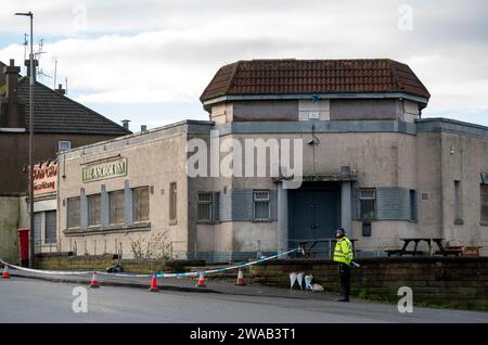 The Anchor Inn in Granton, Edinburgh, where Marc Webley, aged 38, was ...