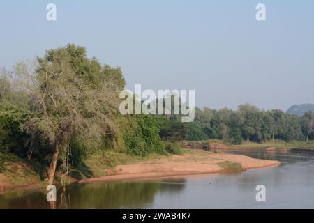 The mighty Limpopo river in Kruger National Park South Africa the ...