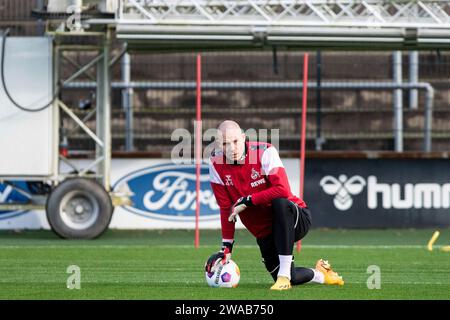 Koeln, Deutschland. 03rd Jan, 2024. Jonas Nickisch (1.FC Koeln, 12) 1. FC K?ln, Training 03.01. ...