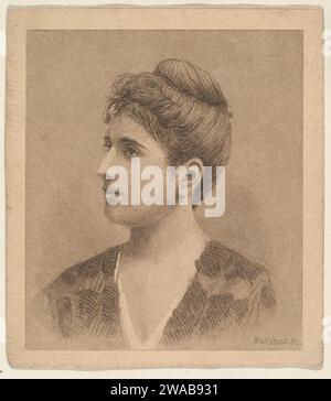 Portrait, from the Women's Portraits series (N198) issued by Wm. S ...