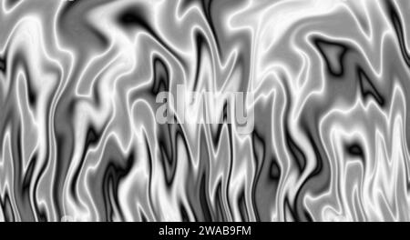 Illustration of mysterious monochrome liquid texture Stock Photo - Alamy
