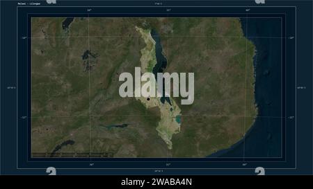 Malawi highlighted on a high resolution satellite map Stock Photo - Alamy