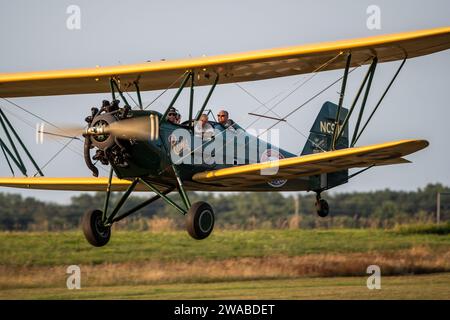 New Standard Biplane at the Brodhead Pietenpol Fly in Stock Photo - Alamy